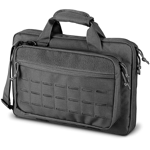 Wincent Tactical Double Scoped Handgun Firearm Case Discreet Pistol Bag ...
