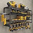 Amazon.com: YYR 4 Layer Power Tool Organizer Wall Mount, Cordless Drill Hanger Storage Rack ...