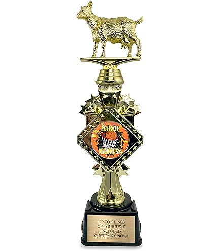 Basketball Bracket Trophy Basketball Trophy For Kids March Basketball ...