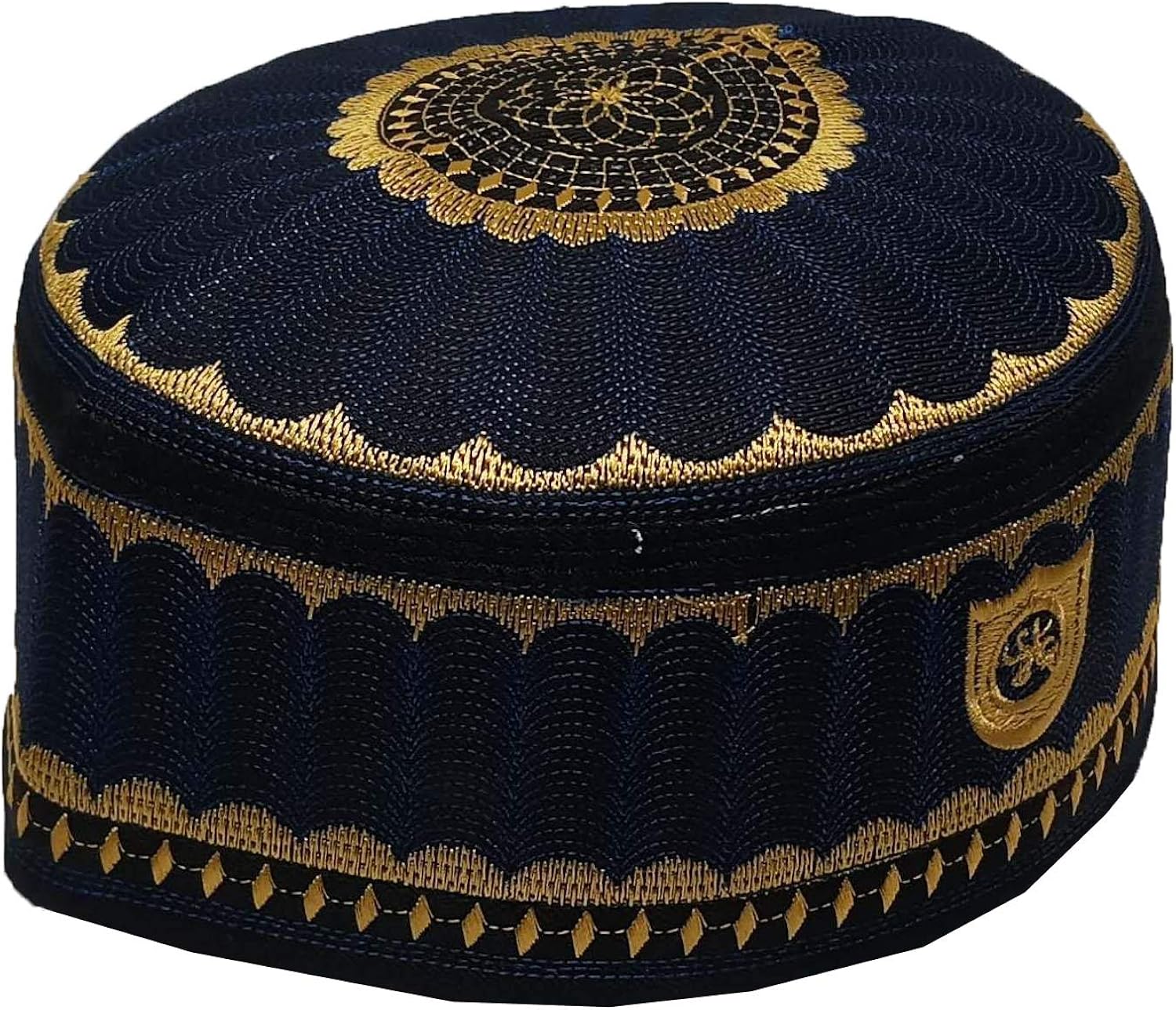 Alwee ALW001 Men's Muslim Prayer Kufi Hat Skull Cap Islam takke Praying ...