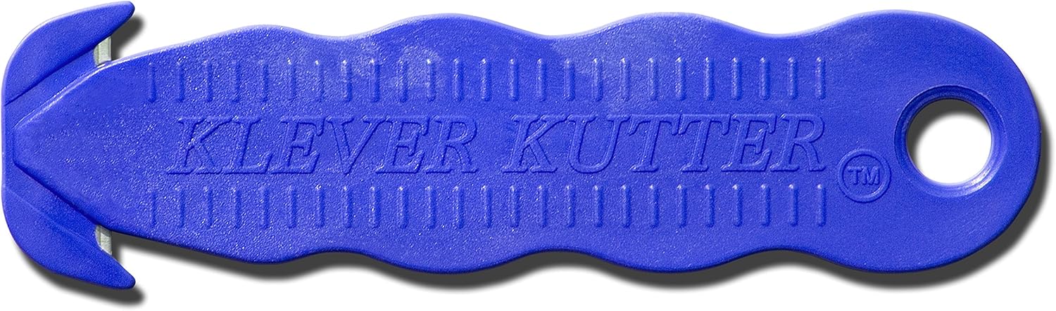 Amazon.com: Box Cutter, Klever Kutter 100 Pack - Safety Cutter - Blue ...