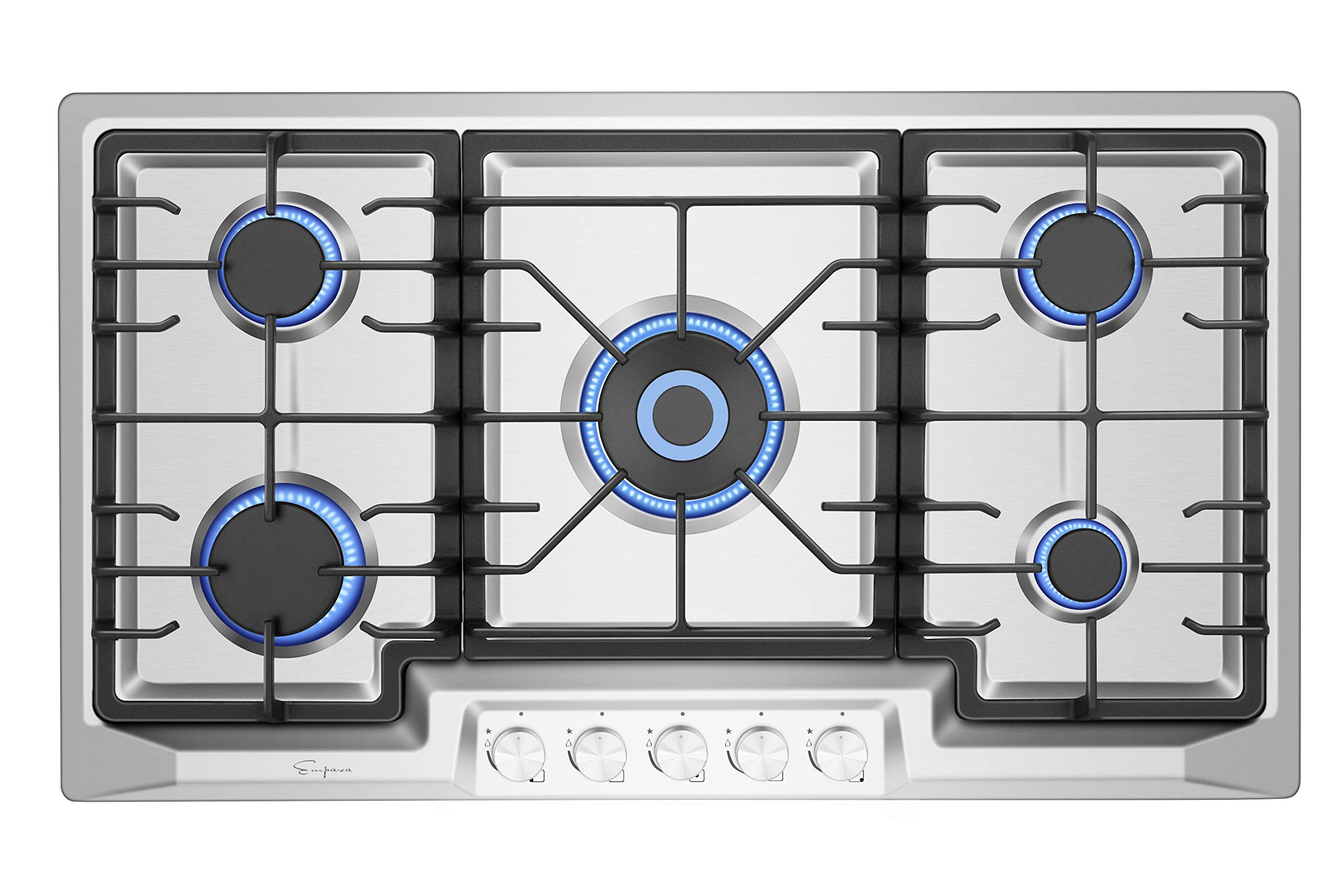 Mua Empava 36" Recessed Gas Stove Cooktop with 5 Italy SABAF Sealed ...