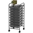 Amazon.com: Simple Houseware Utility Cart with 8 Drawers Rolling ...