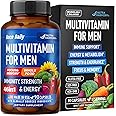 Amazon.com: Multivitamin for Men - B-Complex | Whole Foods & Enzymes ...