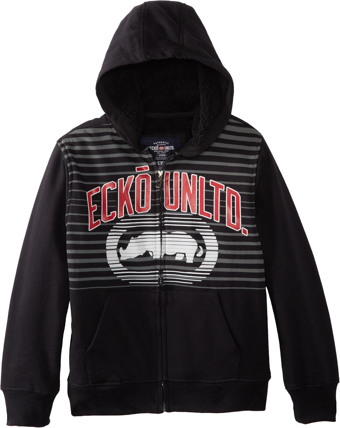 Amazon.com: Ecko Unlimited Big Boys' Lined Hoody, Black, Medium ...