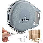 Amazon.com: Retractable Clothesline - Portable Heavy Duty Indoor and ...