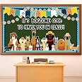 Amazon.com: Justforjoyful 80Pcs Pet Classroom Bulletin Board ...