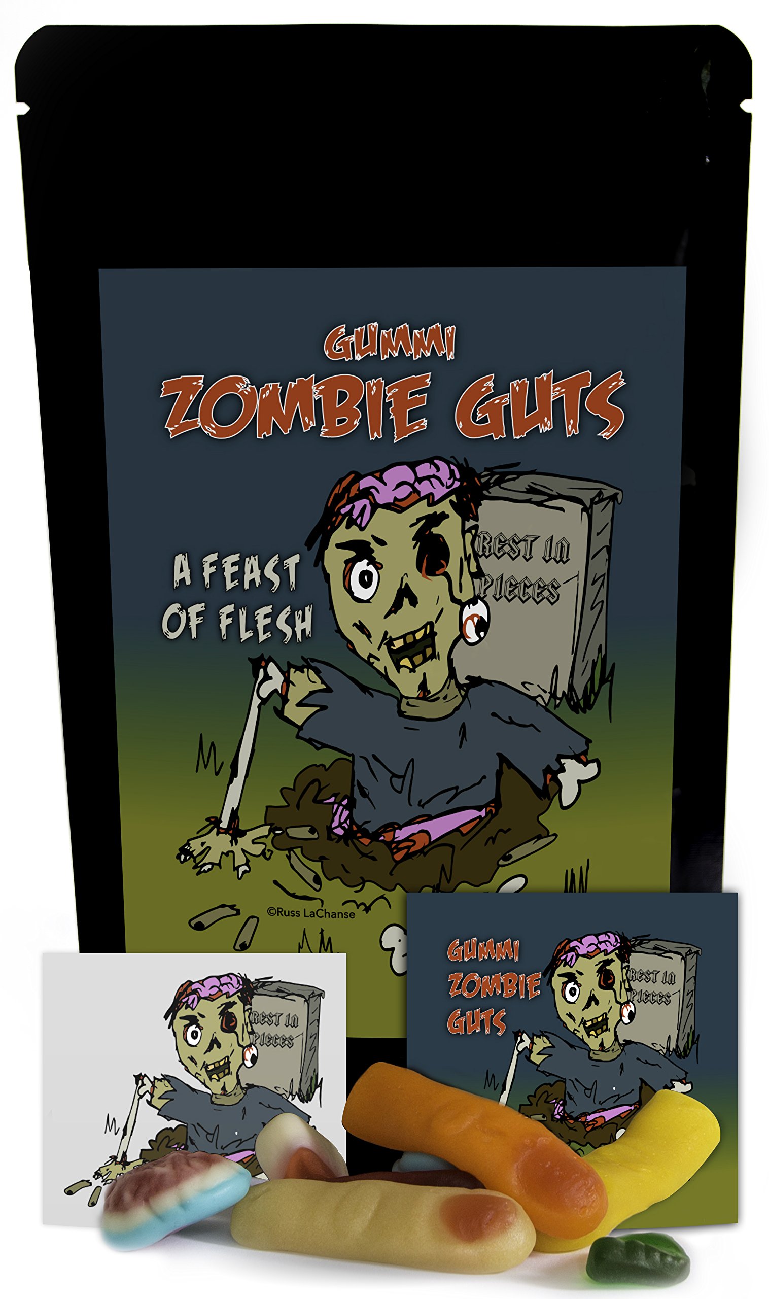 Amazon.com : Zombie Poop - Candy Bones in Vintage Cotton Sack : Grocery ...