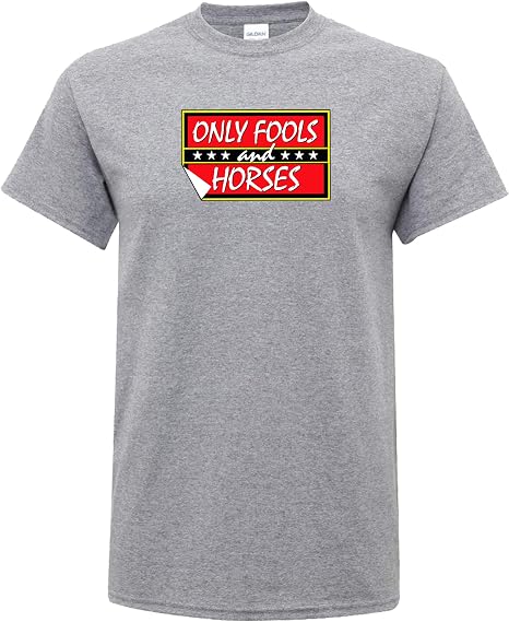 ONLY Fools and Horses Iconic Design T Shirt Heather: Amazon.co.uk: Clothing