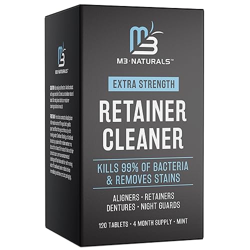 M3 Naturals Retainer Cleaner Tablets Invisalign Cleaner FSA HSA ...