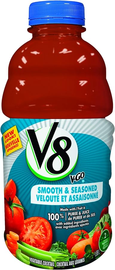 V8 Smooth & Seasoned Vegetable Cocktail, 1.89 L: Amazon.ca: Grocery