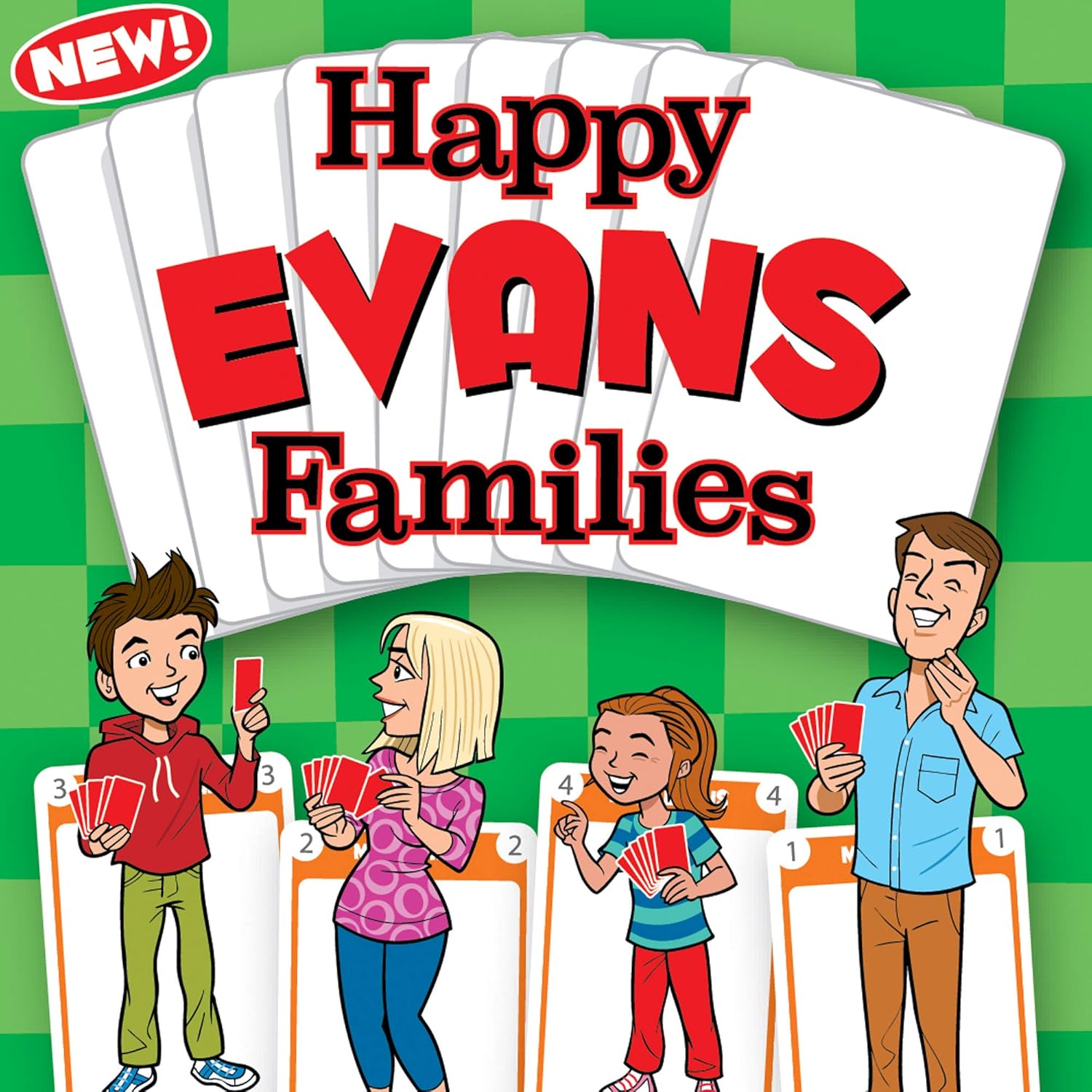 EVANS family edition of the classic family card game HAPPY FAMILIES ...