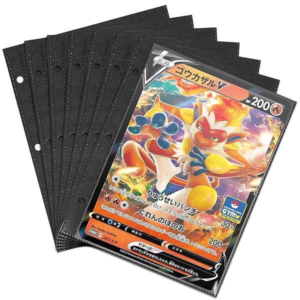 Jumbo Card Sleeves for 3 Ring Binder, Big Card Protector Sleeves for 3 ...