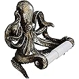 Amazon.com: Quadow Decorative Swimming Octopus Toilet Paper Holder ...