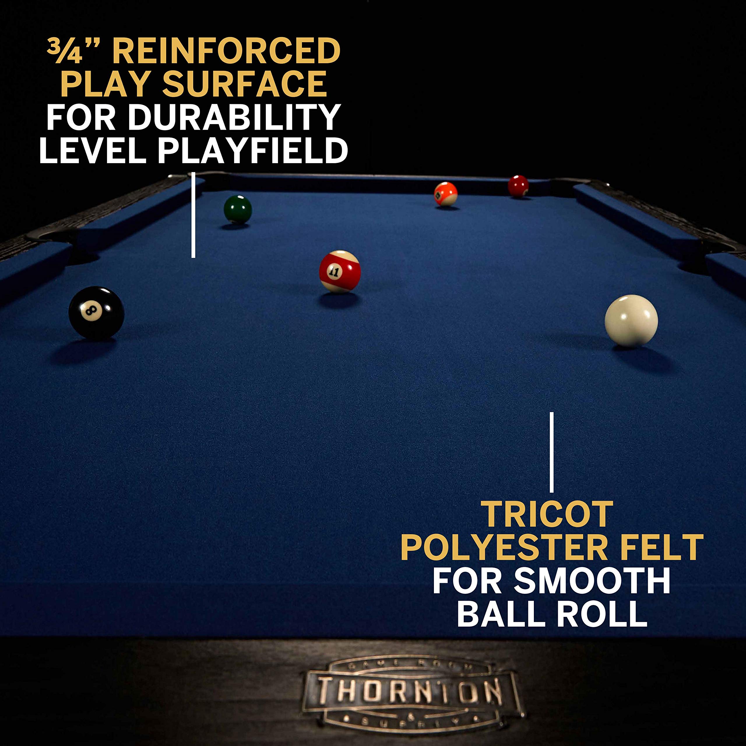 Mua Thornton 7 Ft Pool Table, Modern Drop Pocket Design with Billiard ...