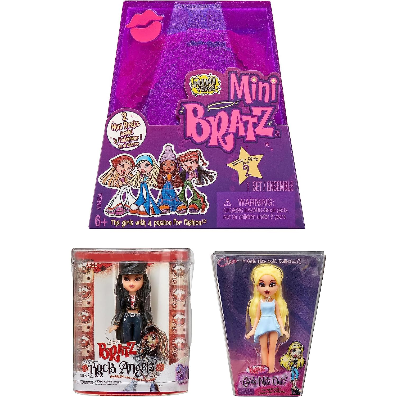 Mua Mini Bratz Series 2 Collectible Figures, 2 Mini Bratz in Each Pack ...
