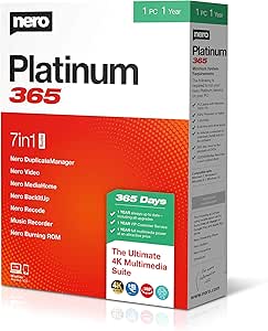 Amazon.com: Nero Platinum 365 - PC : Everything Else
