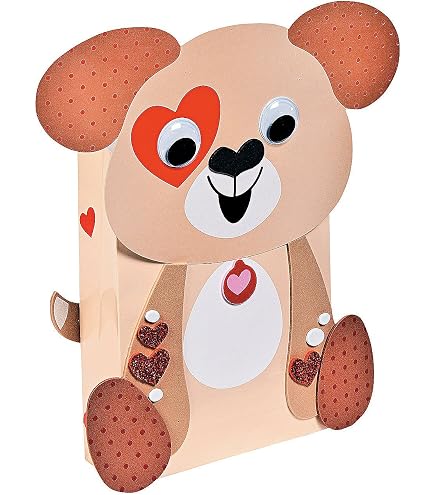 Paper Bag Valentine Card Holder