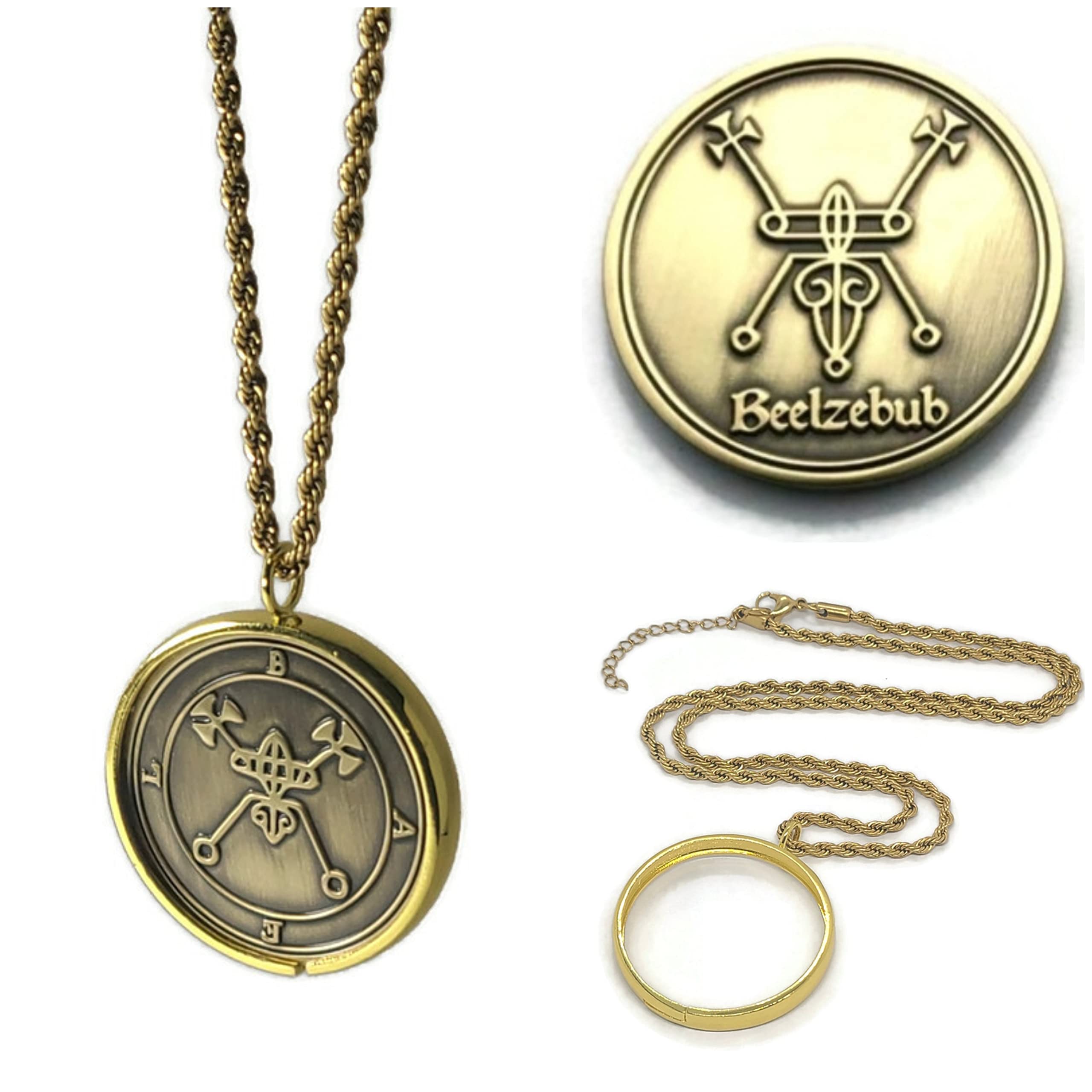 BAEL Baalzebub Beelzebub Demon Sigil Ars Goetia King Solomon Coin Seal ...