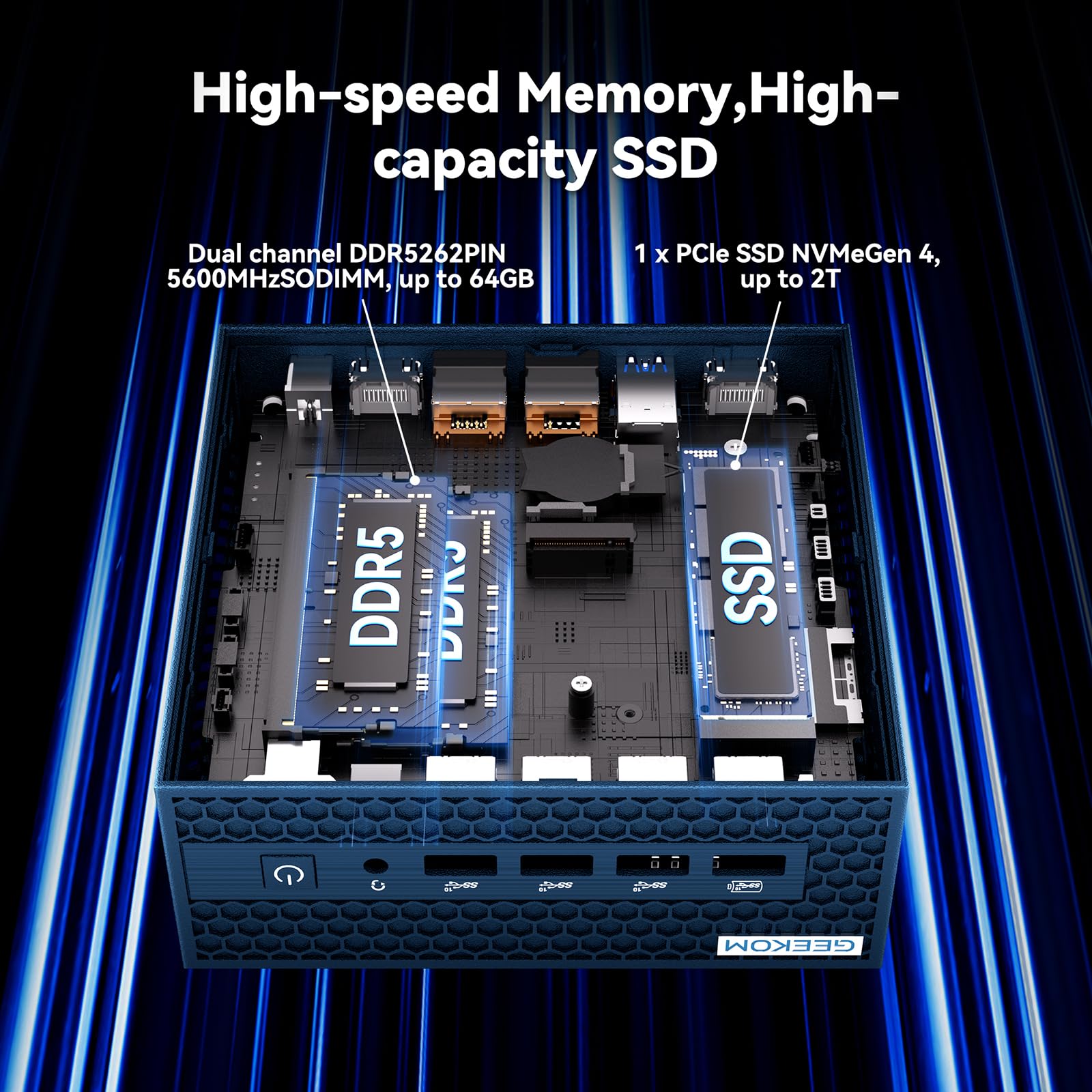 Mua GEEKOM IT1 Mega AI Mini PC with Dual Lan,Intel Core Ultra 5 125H ...