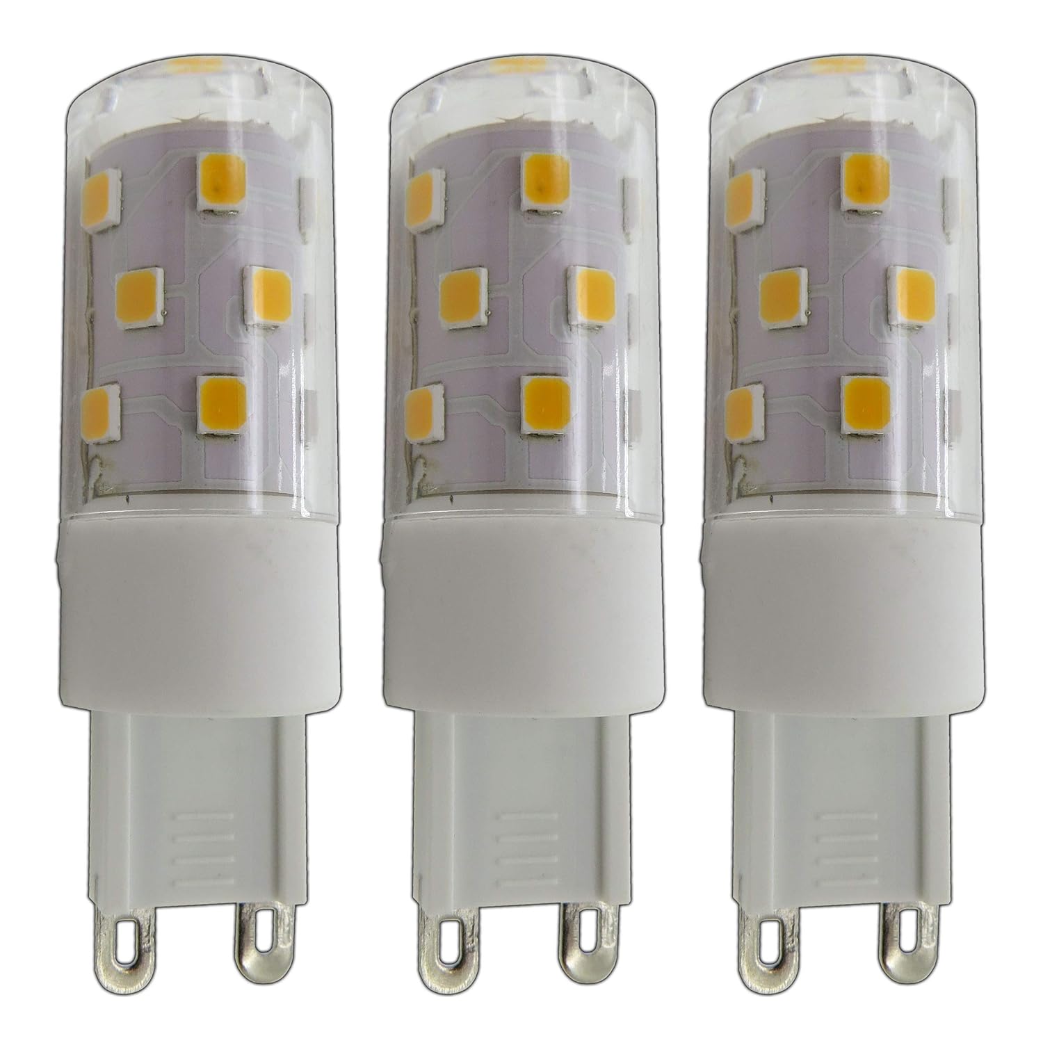 Pack of 3x A + + G9/G4/GU4/G6.35 GX6.35 5 Watt LED 2800 K warm white A ...