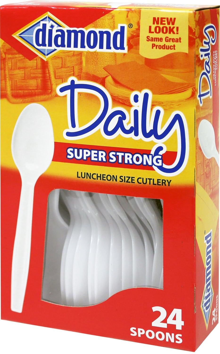 Amazon.com: 24 Count Diamond Heavy Duty Spoons Box (24 Pack): Kitchen ...