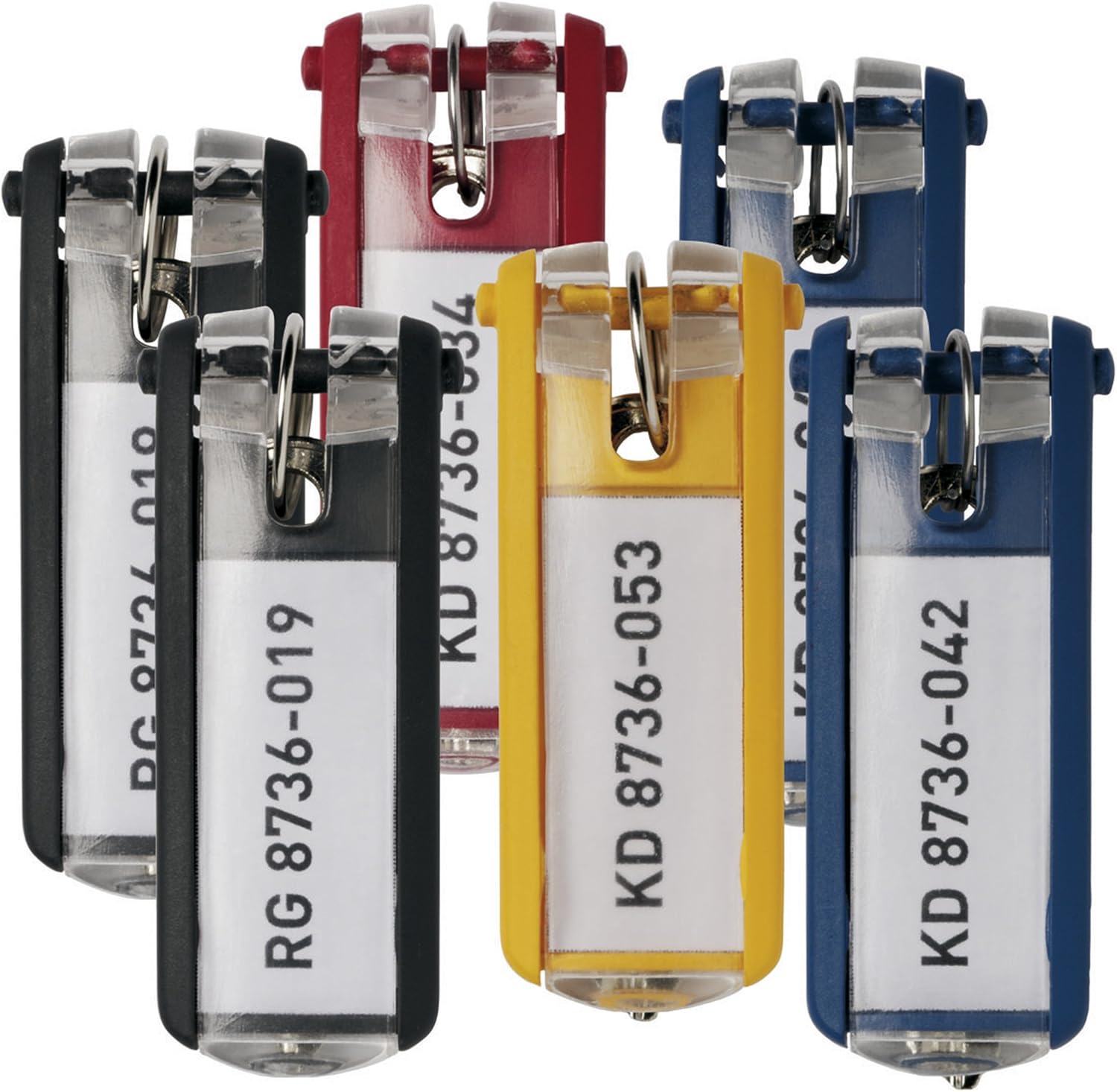 Durable 195700 KEY CLIP Porte-clés avec Porte-étiquette Personnalisable ...