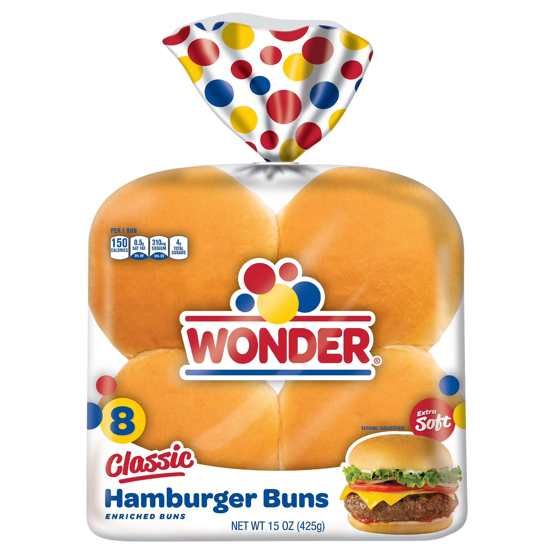 Mua Wonder Bread Classic Hamburger Buns - 15 oz Package trên Amazon Mỹ ...