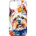 Amazon.com: iPhone 14 Yorkshire Terrier, Yorkie Watercolor, Yorkshire ...