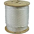 CWC 347040 3/8" Double Braid Polyester Rope 600' - Amazon.com