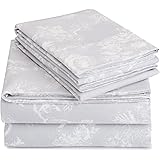 Amazon.com: Pinzon Plaid Flannel Bed Sheet Set - King, Blackwatch Plaid ...