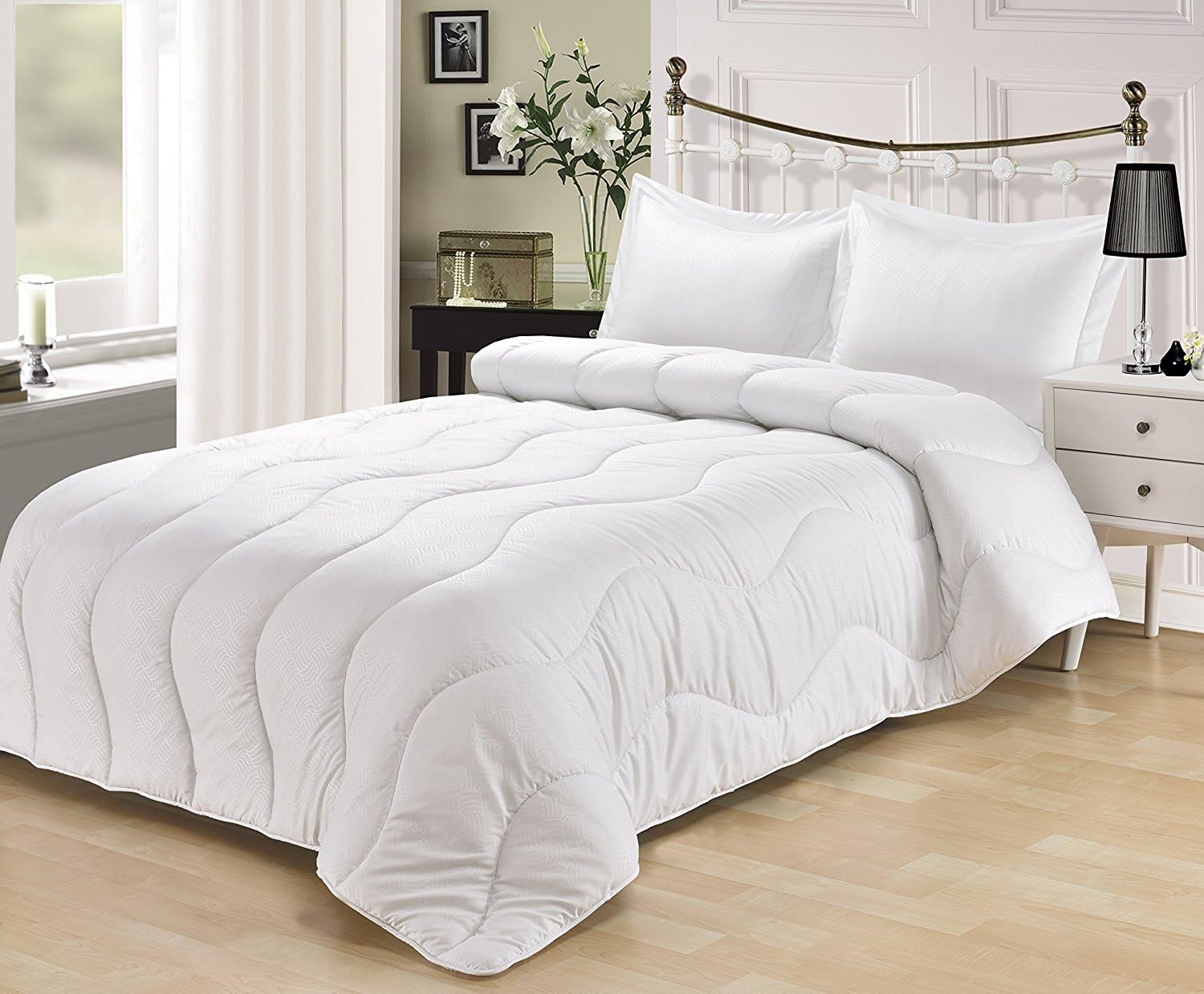 Edredones, Blanco, Completa/Queen: Amazon.com.mx: Hogar y Cocina