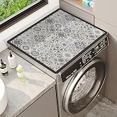 Amazon.com: 2 Pieces Washer Dryer Dust Cover Mat For Top Creative ...