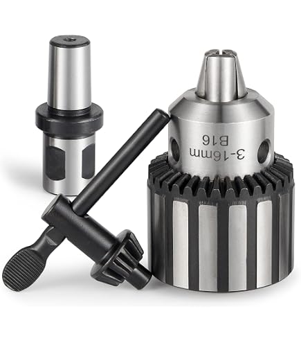 Lathe Tailstock Drill Chuck 5/8" Heavy Duty Keyless Drill Chuck With ...