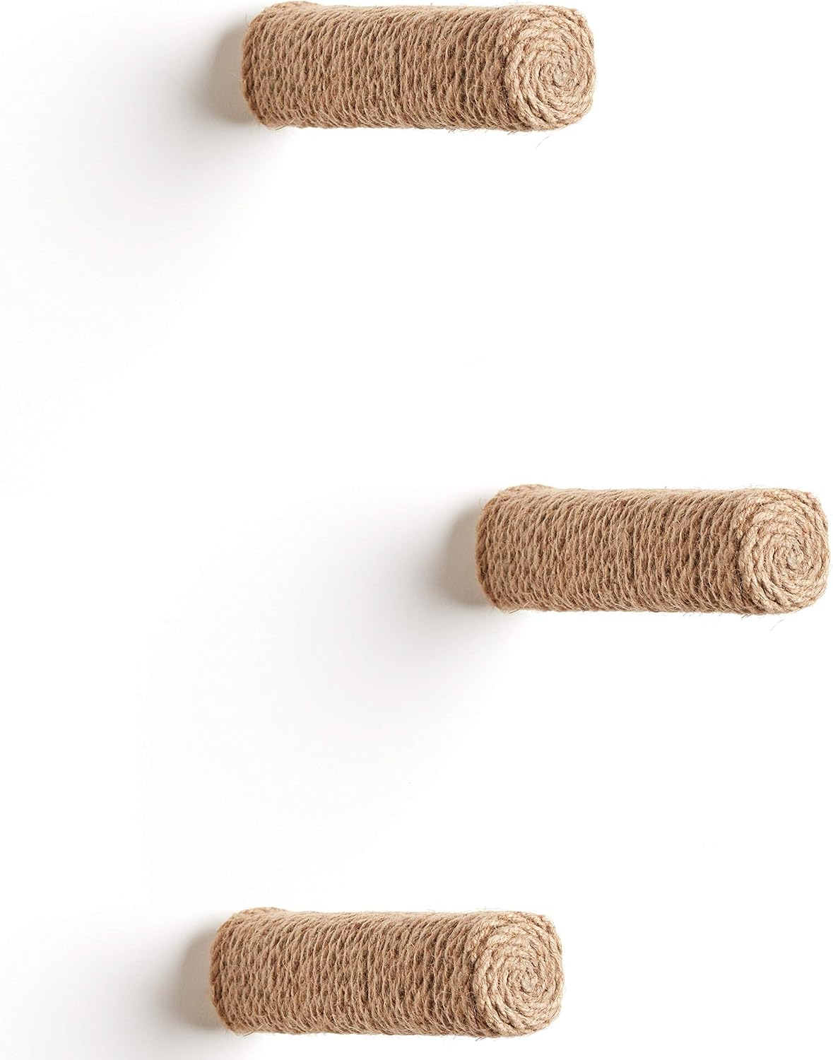 IK Style Set Of 3 Wall Mounted Sisal Rope Cat Post Steps – Durable Cat ...
