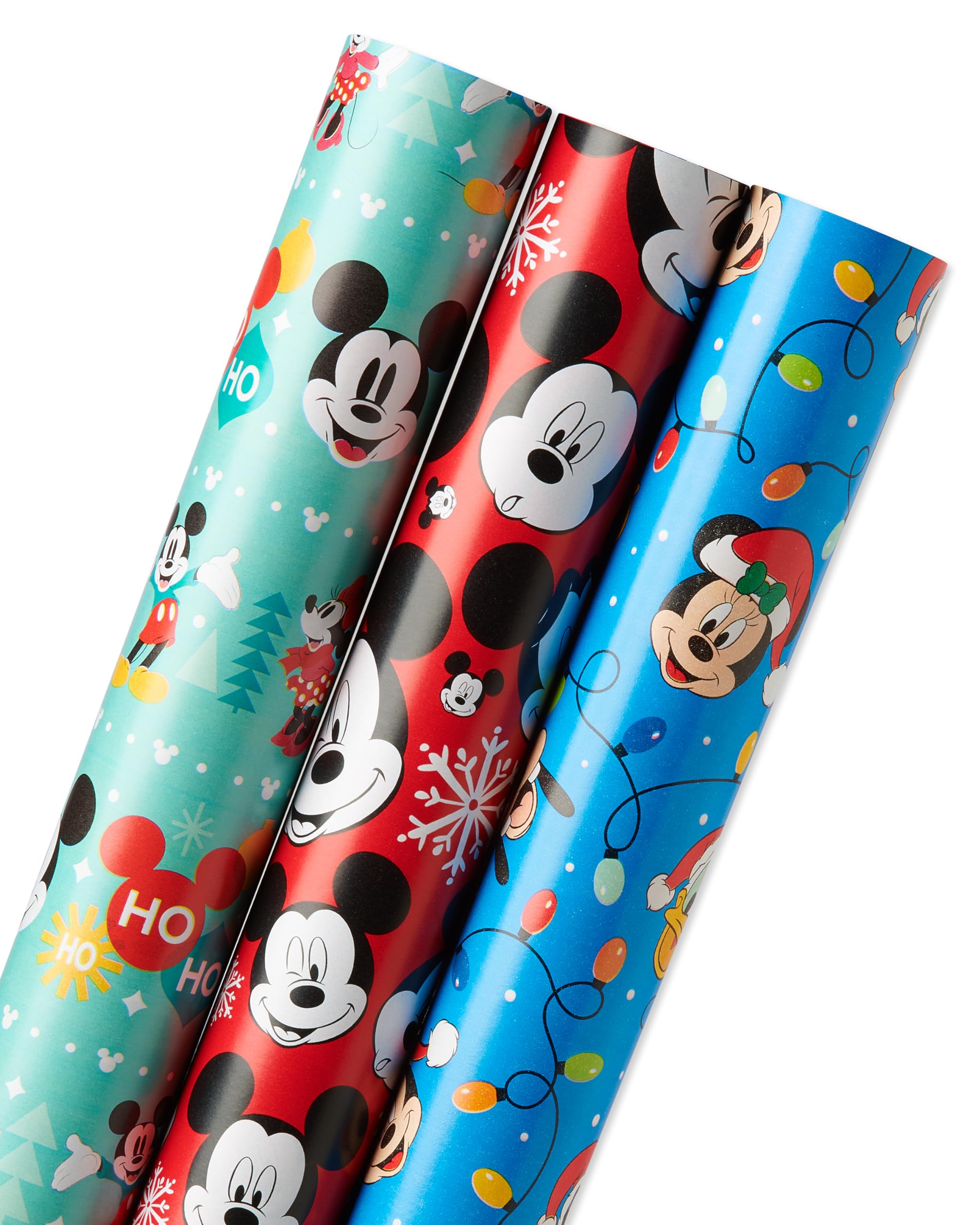Mua 105 sq. ft. Disney Christmas Wrapping Paper Bundle with Cut Lines ...