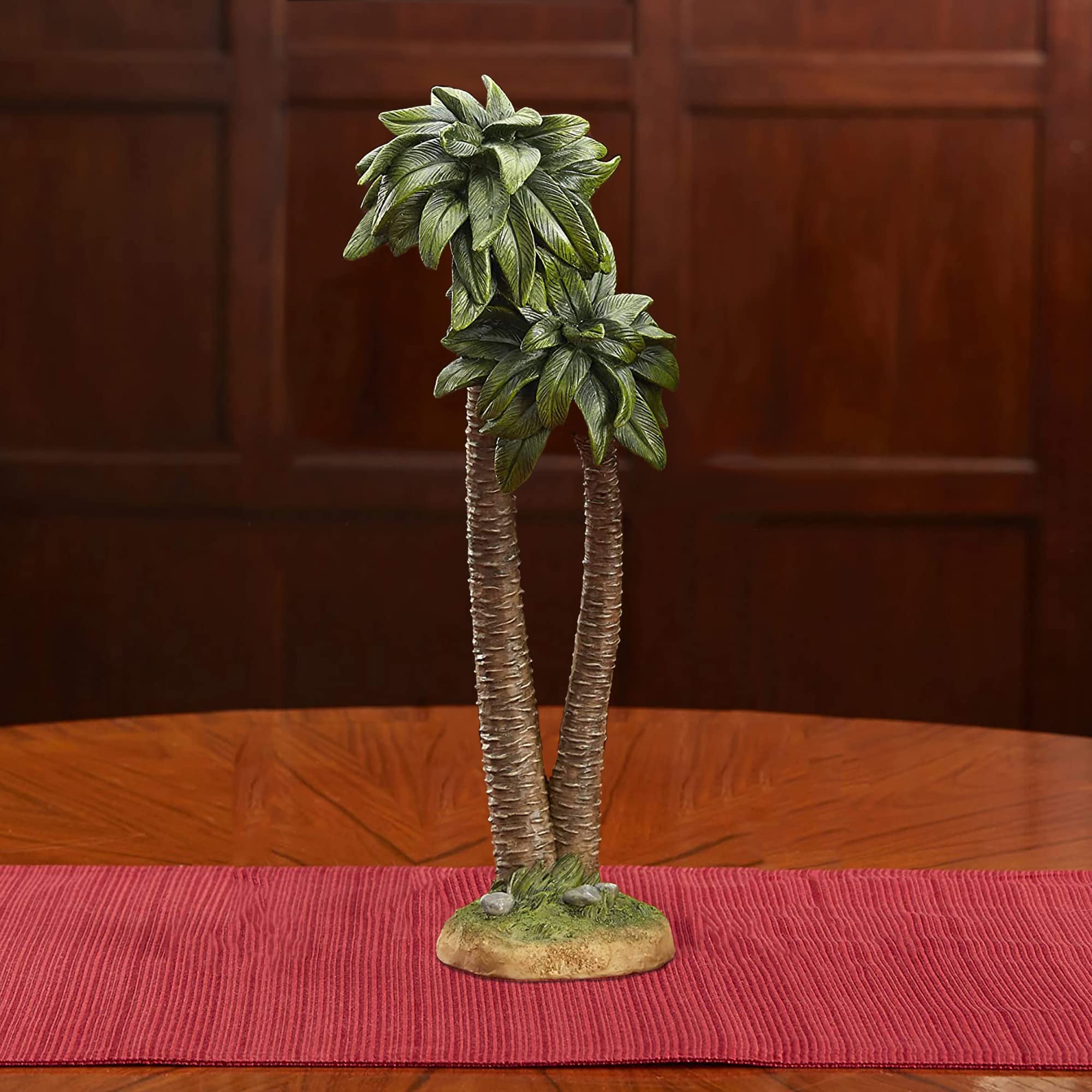 Mua Realistic Palm Tree, Polystone Flat Bottom for Stability, Table Top ...