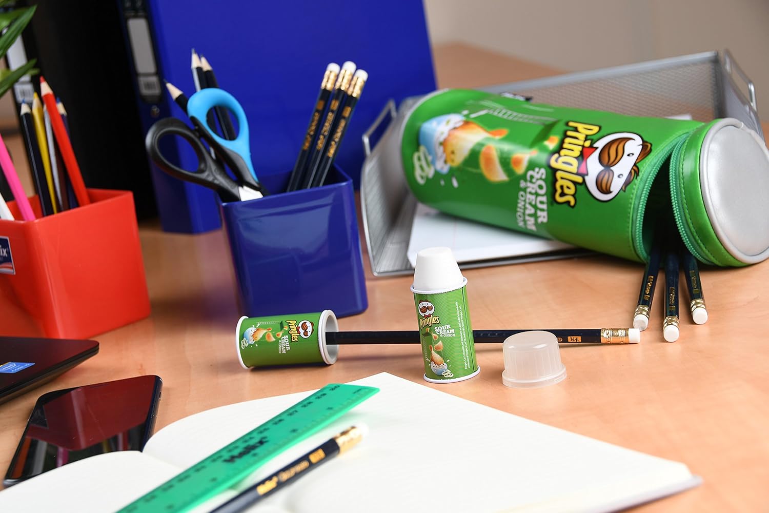 Helix Pringles Set – Sour Cream & Onion (Includes Pencil Case, Eraser ...