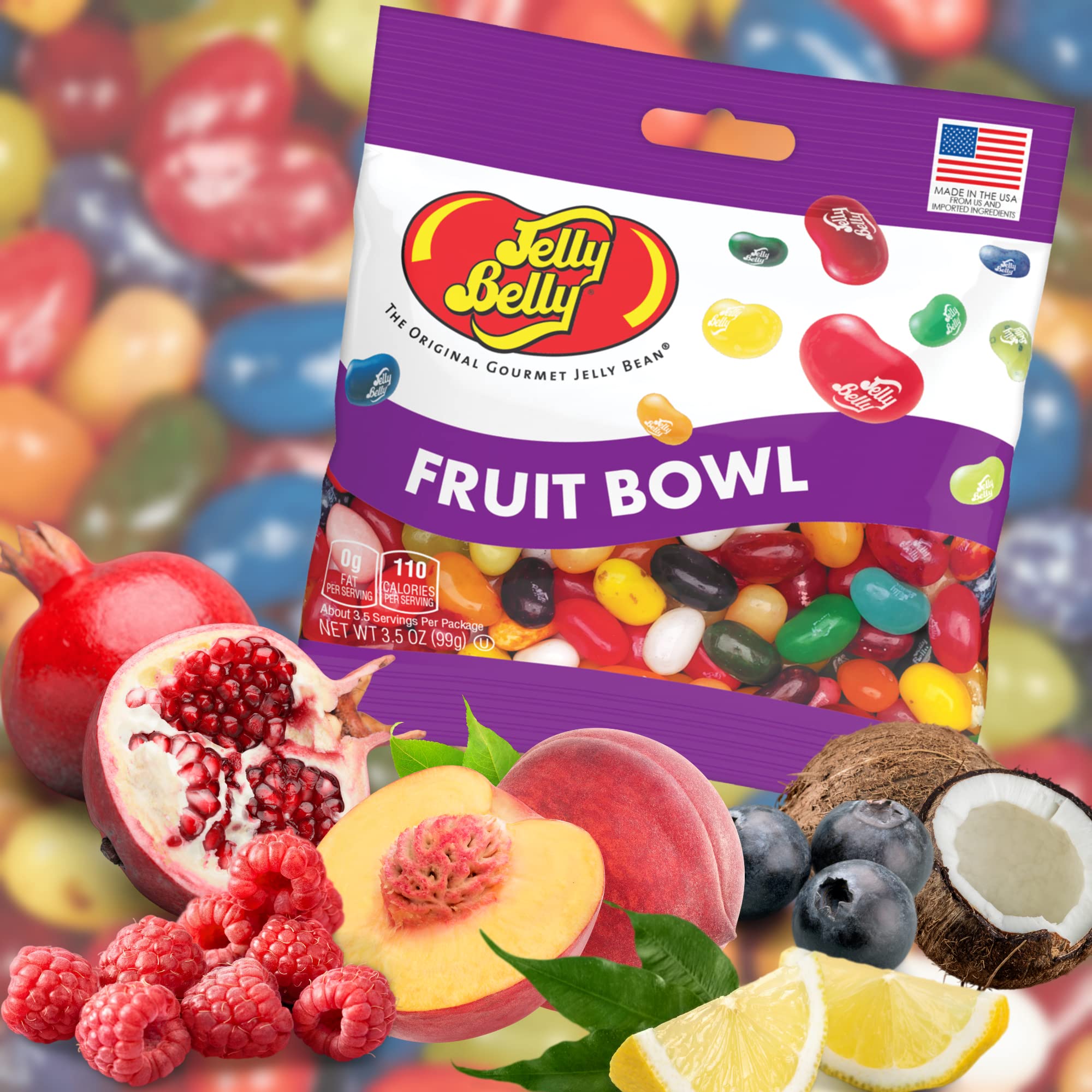 Mua Fruit Bowl and Superfruit Mix Jelly Beans, Assorted Fruity Flavor ...