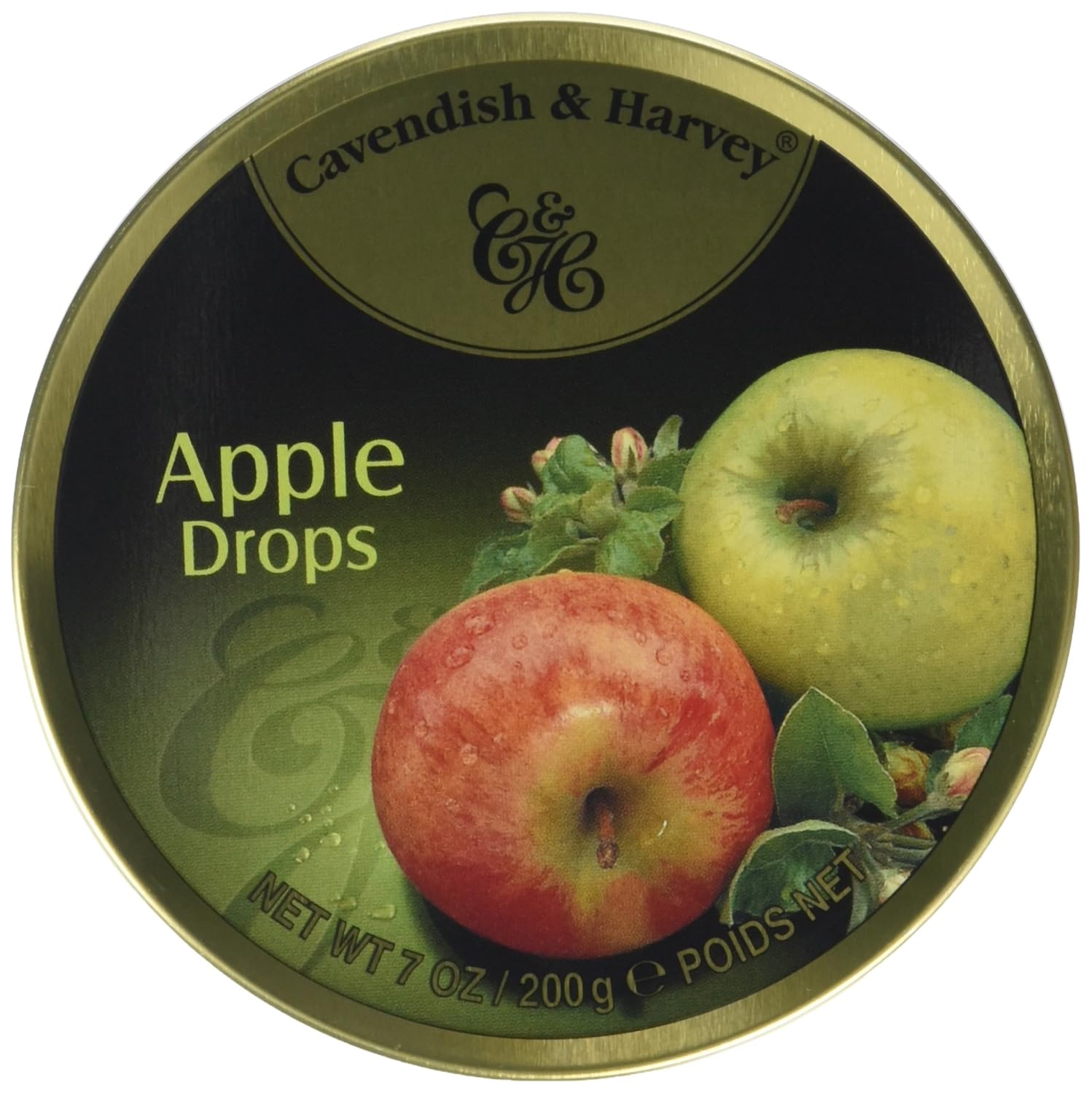 Cavendish & Harvey Travel Tin Apple Drops 200 g (Pack of 9): Amazon.co ...