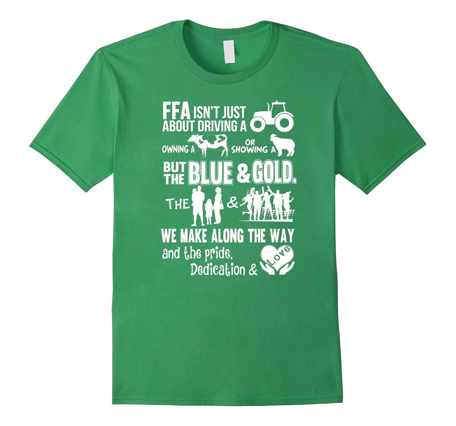 Farmer T-shirt , FFA isn’t just about driving a owning a cow-CL – Colamaga