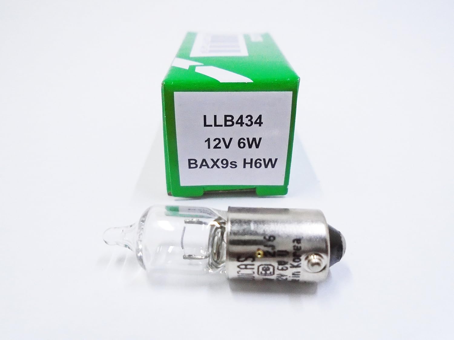 1x Genuine Lucas H6W [433c BAX9S] Halogen Side Light Bulb LLB434 ...