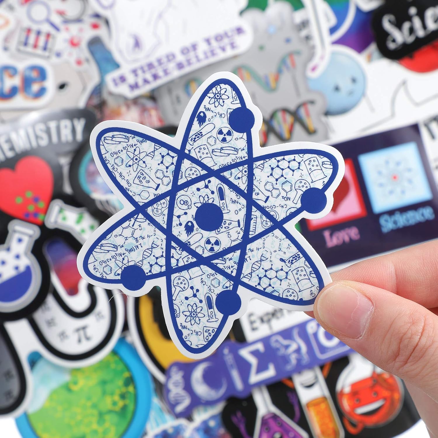 102 Pieces Student Science Laboratory Stickers Physics Biology ...