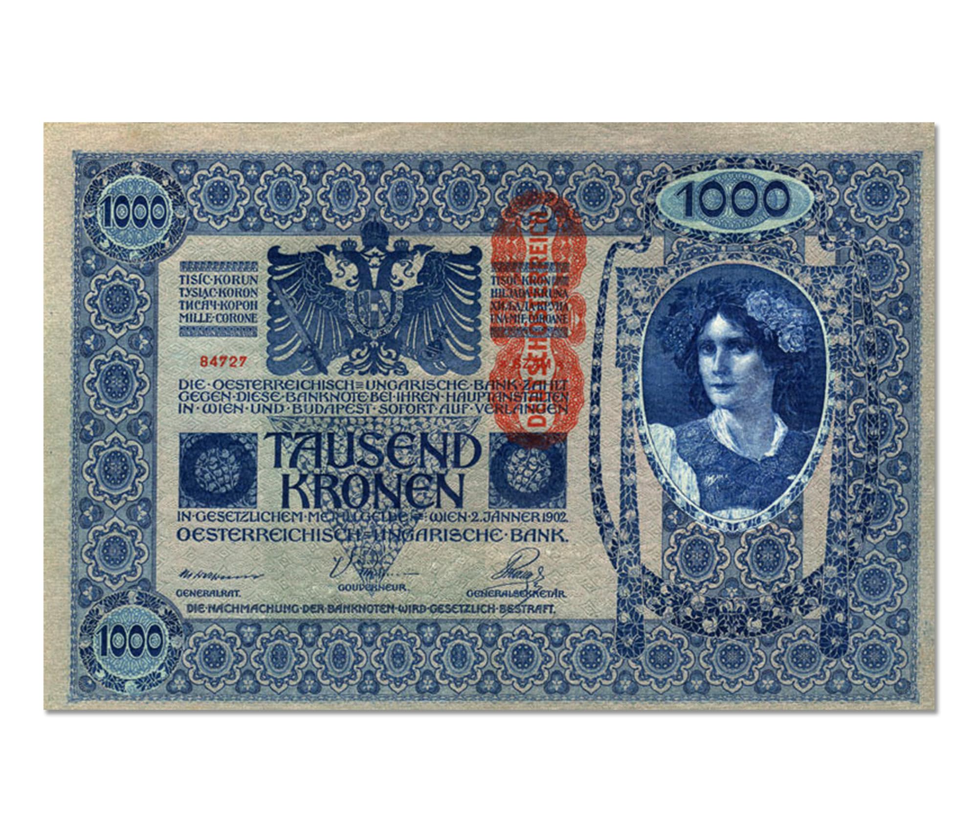 Mua World Paper Money: 9 Languages Banknote Issued by The Austro ...