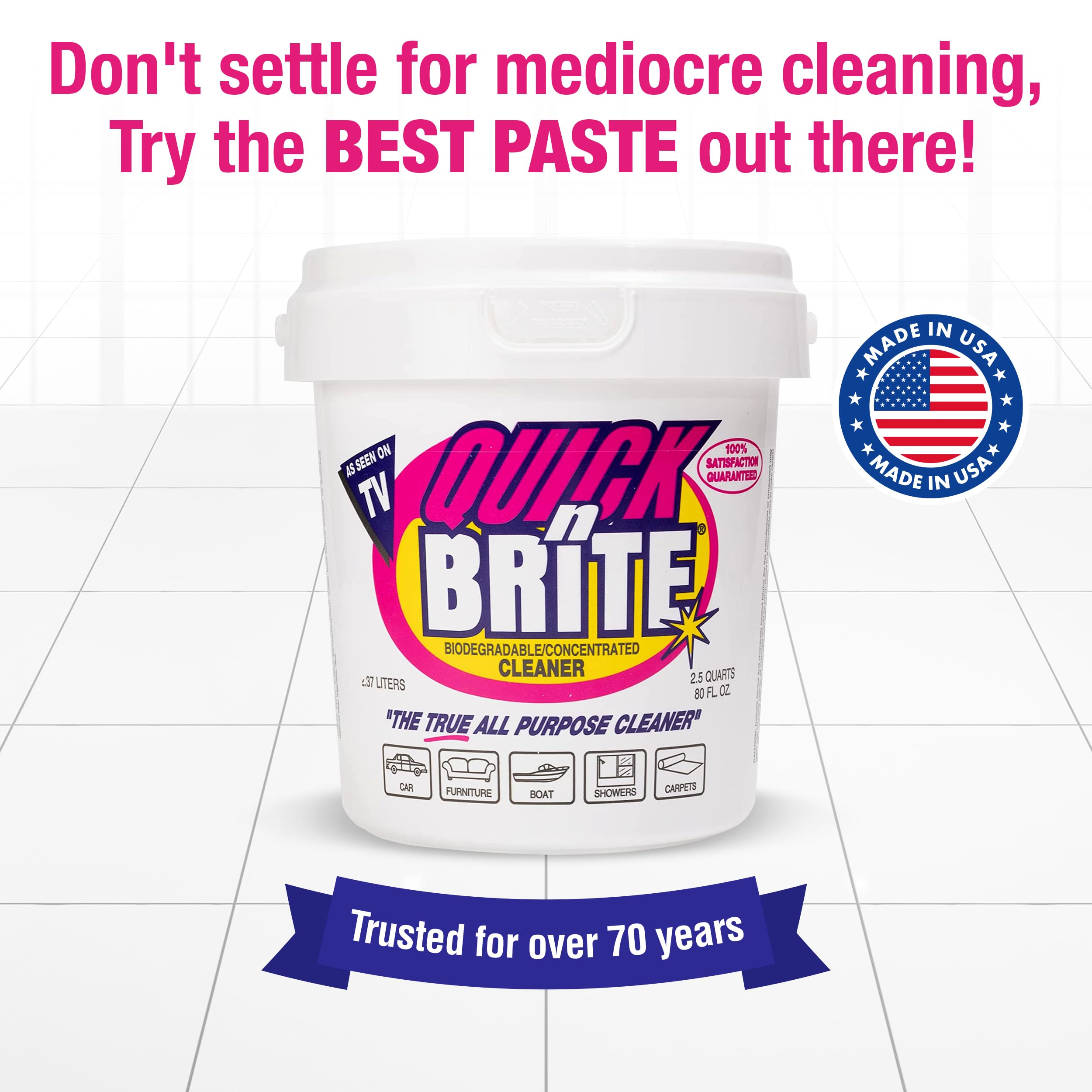 Mua Quick N Brite All Purpose Cleaning Paste, True All Purpose Cleaner ...