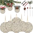 Amazon.com: Yuxung 18 Set Christmas Music Notes Ornament Double-Sided ...