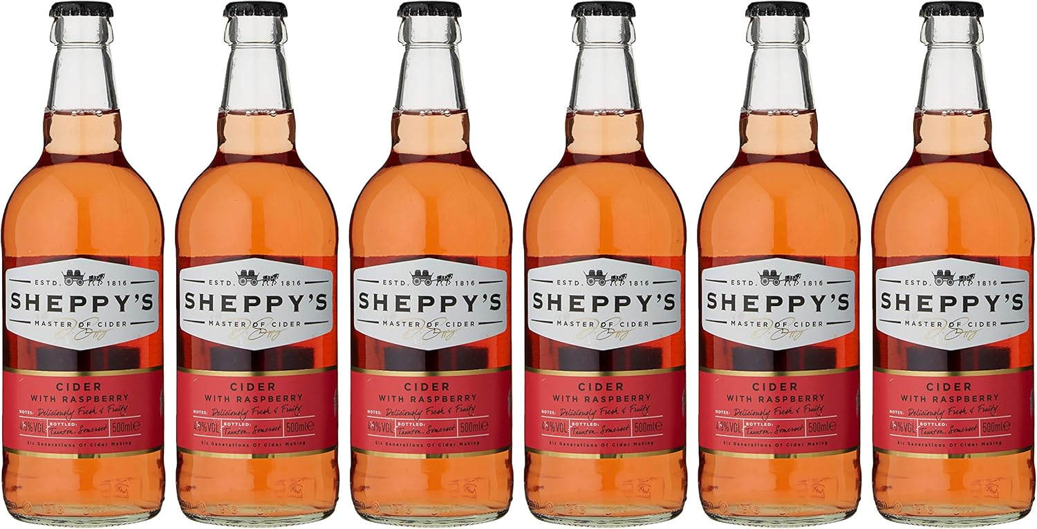 Sheppy's Raspberry Cider 50 cl (Case of 6): Amazon.co.uk: Grocery