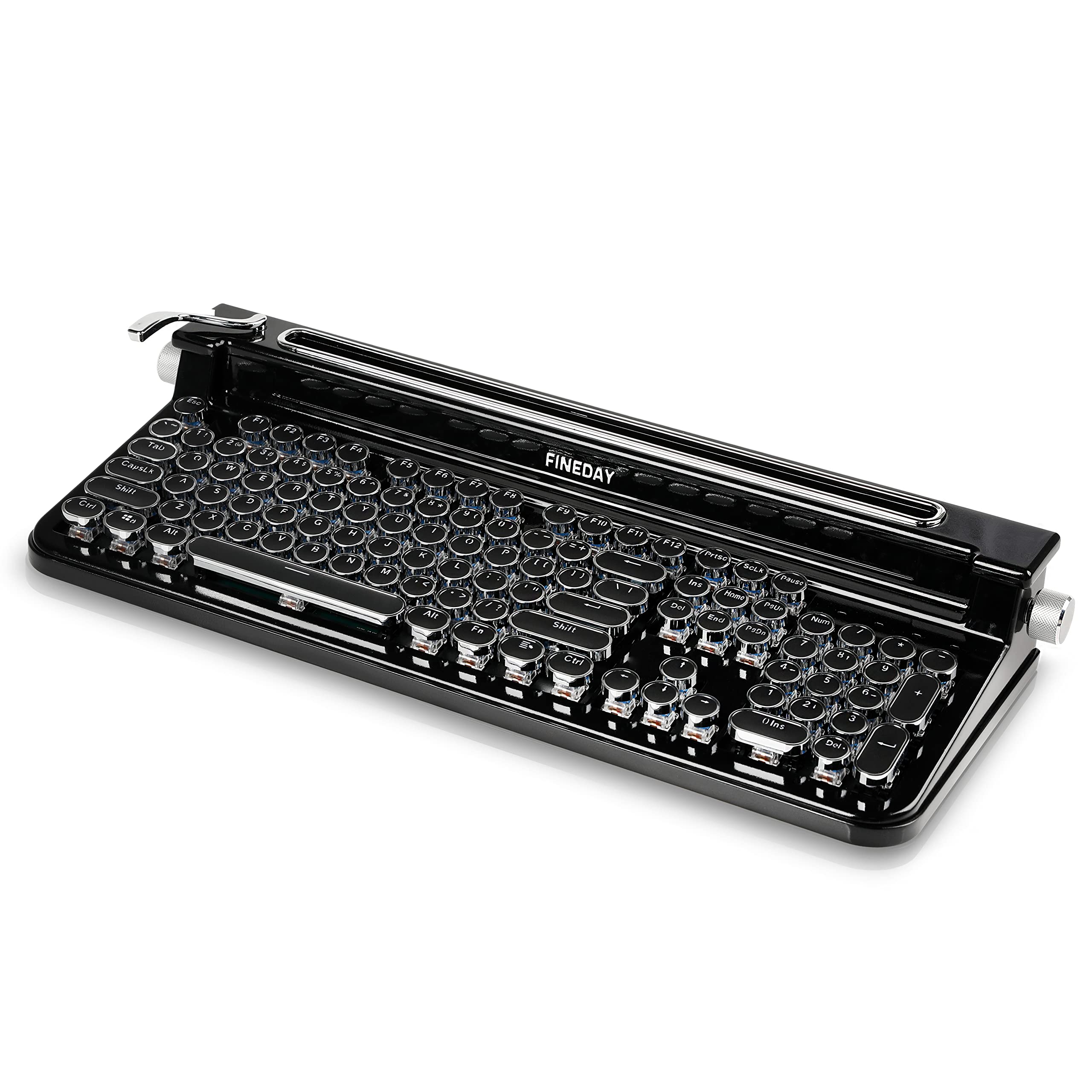 Mua FINEDAY Keyboard 2.0, Blue Switch, Retro Wireless Mechanical ...