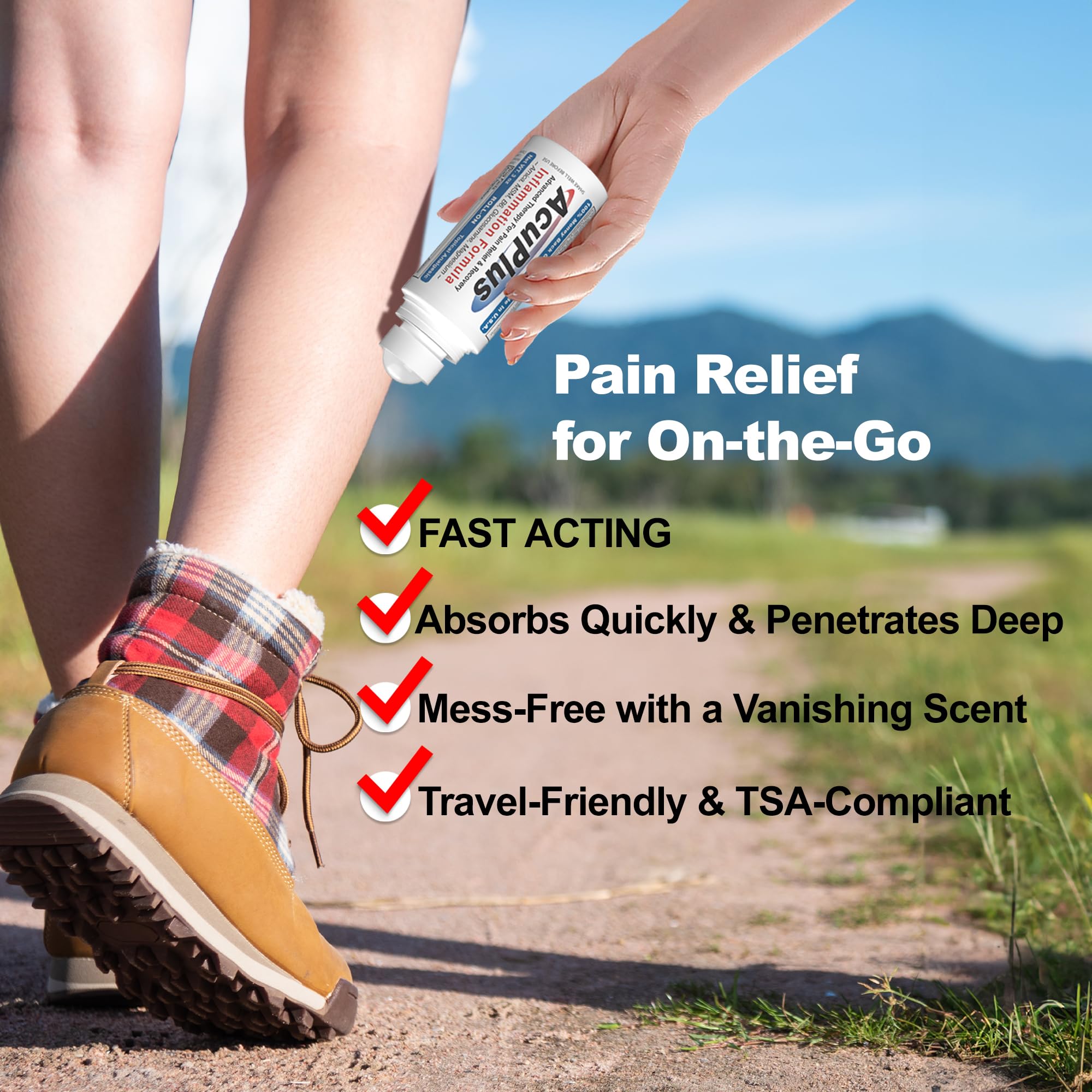 Mua AcuPlus - Pain Relief Roll On - Topical Anti Inflammatory to Soothe ...