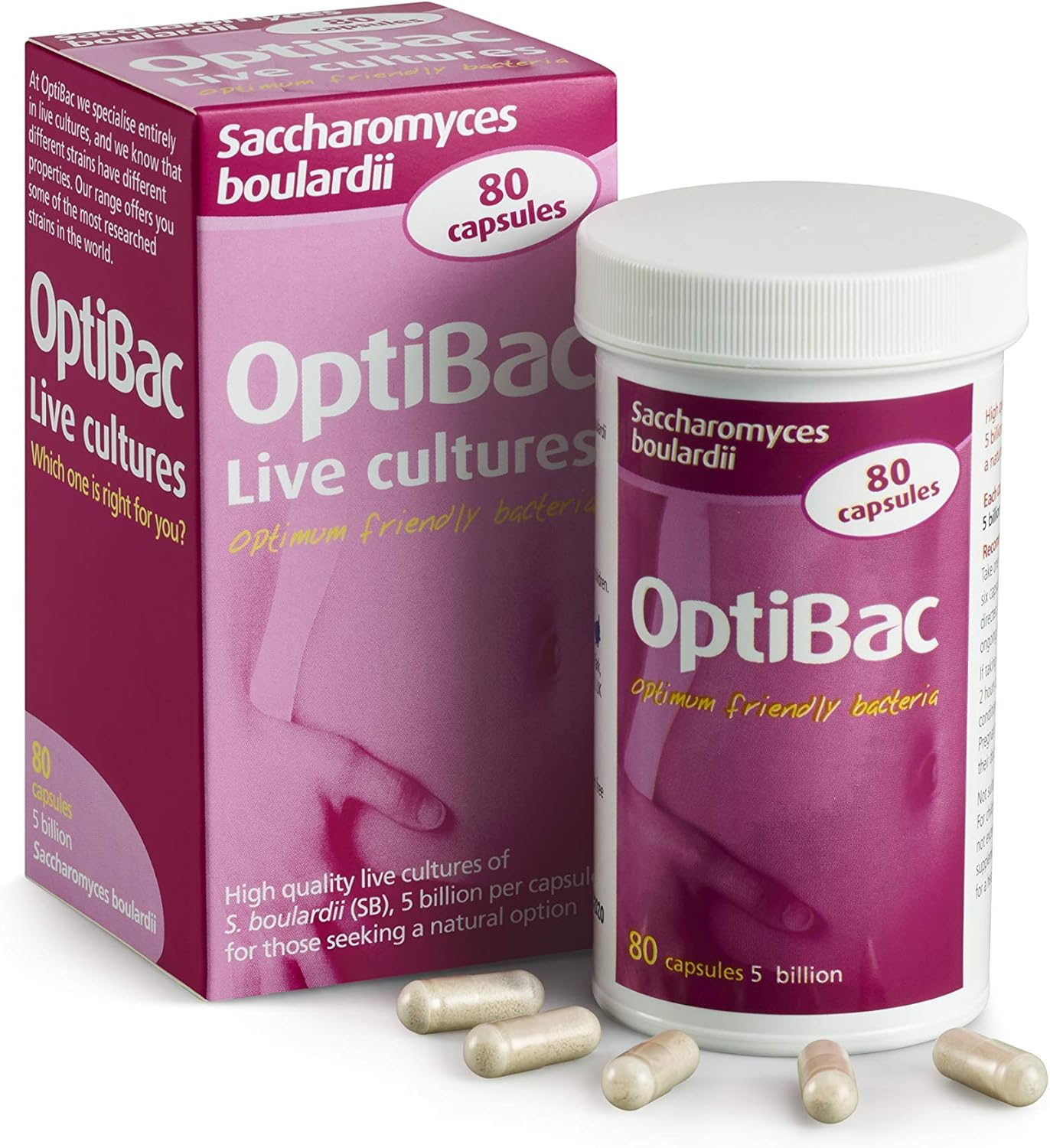 Amazon.com: Saccharomyces Boulardii 80 Capsules: Health & Personal Care